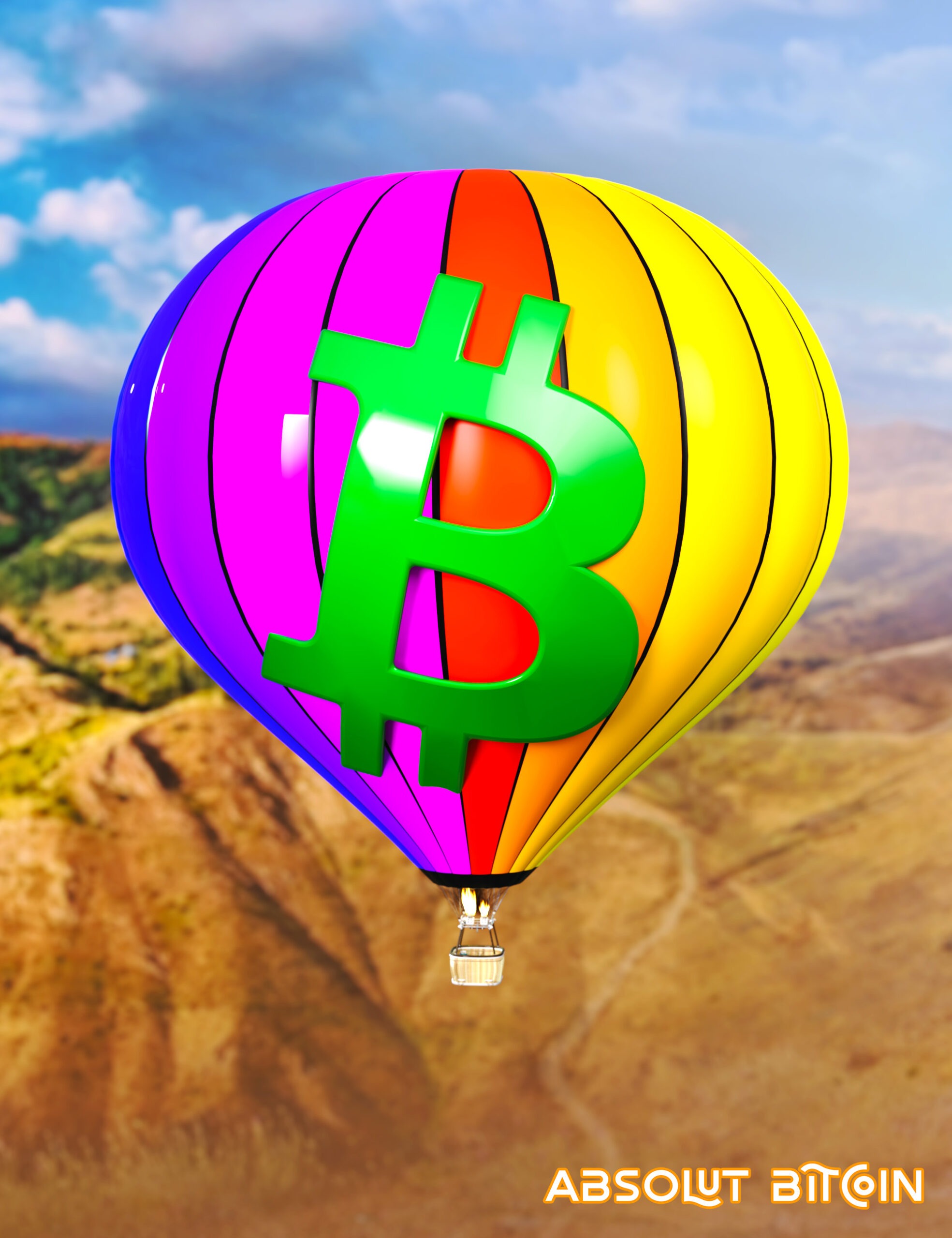 Bitcoin Balloon - Absolut Bitcoin